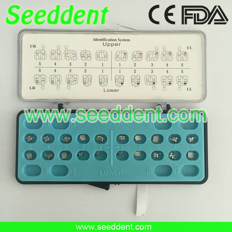 0.022 MIM Mini Roth Bracket 345 with hook Dental Orthodontic Metal Bracket