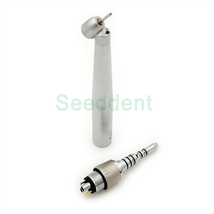 45 degree Mini head push button fiber optic surgical handpiece with ...