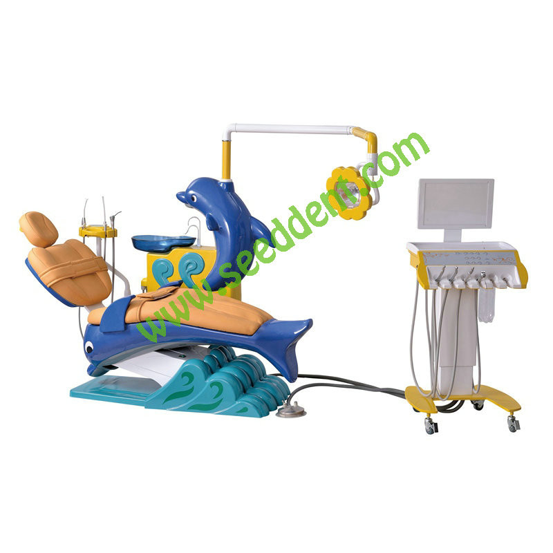 Dolphin Kids Dental Unit with Standalone instrument tray SE-M004