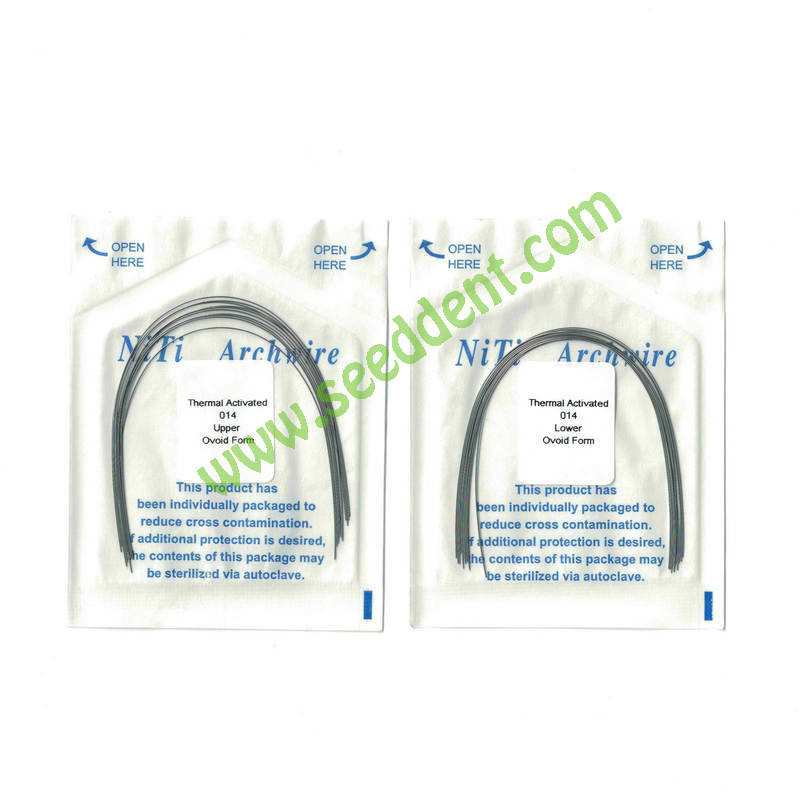 NITI Thermal Activated Niti Round Wire Ovoid Form SE-O024