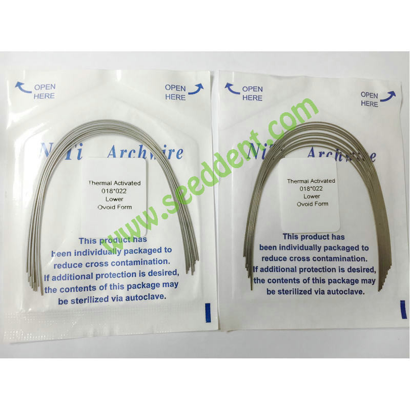 NITI Thermal Activated Niti Rectangular Wire Ovoid Form SE-O025