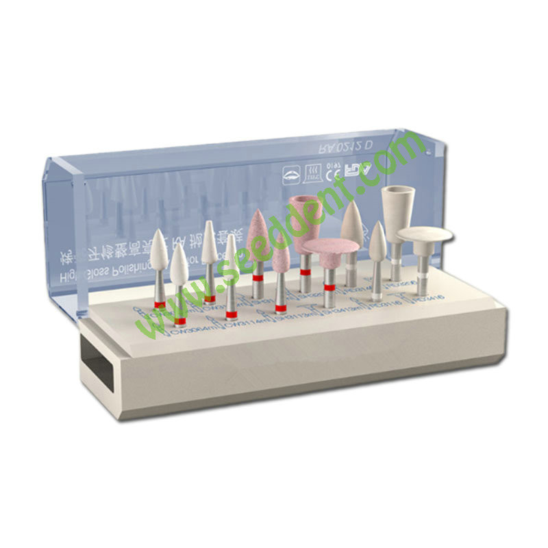 Porcelain polishing kit (intra-oral/full version) 12pcs/set RA 0212 D