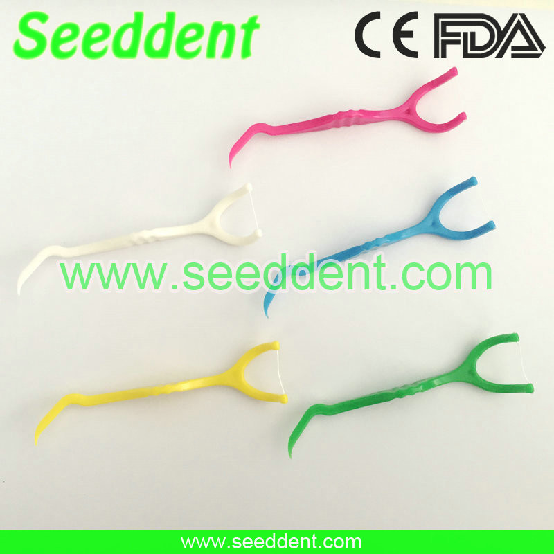Dental Disposble Bow Type Floss Picks
