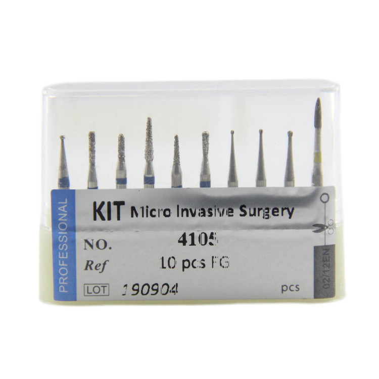 Dental Micro Invasive Surgery Kit / Dental Diamond Burs 4105 Kit ...
