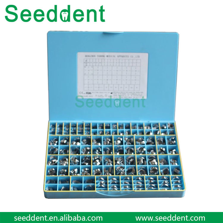 Dental Orthodontic Stainless Steel Molar Band with Welded Convertible ...