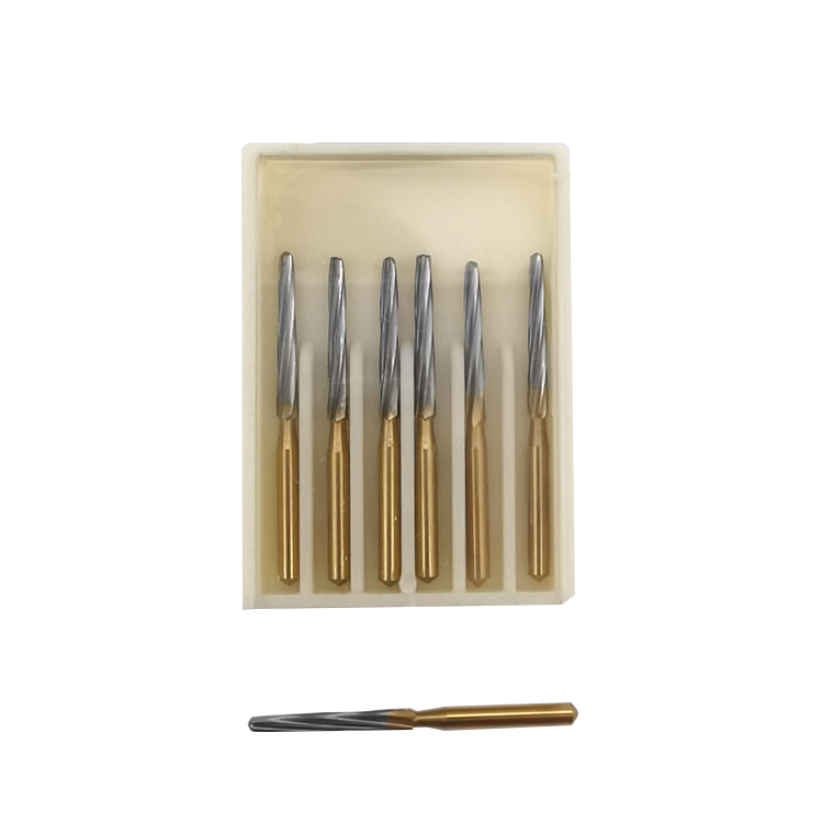 Dental Endo Z Zekrya Burs Gold Plated Carbide Burs Blister Packing FG ...