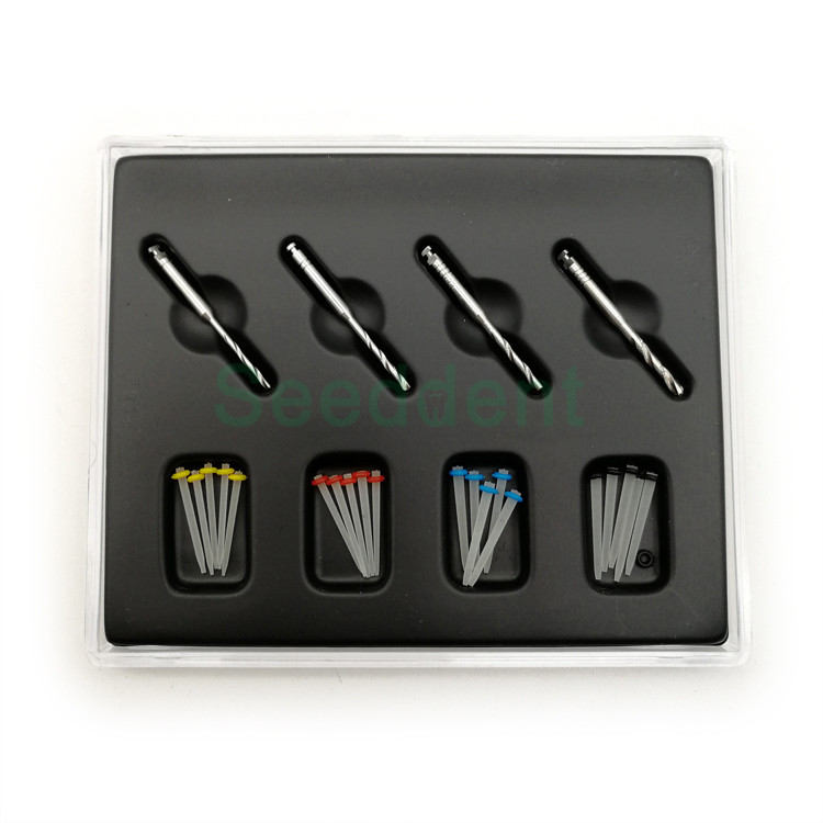 High-intensity quartz fiber resin post straight type 20/40pcs packing ...