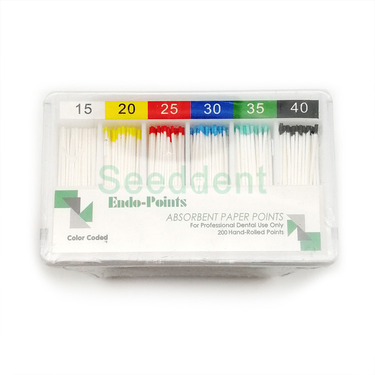 Dental Endo Absorbent Paper Points 02 Taper 200 Point SE-G002