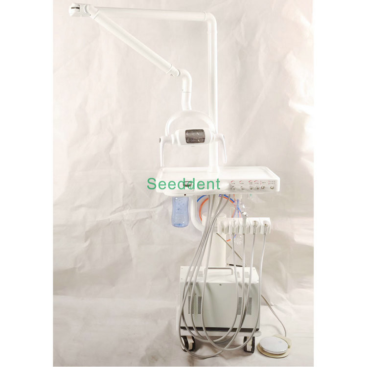 Mobile Dental Unit with LED Light / Dental Trolley with Air Pump SE-Q036