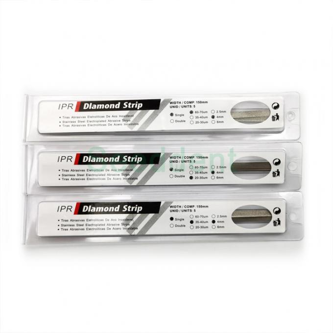 Dental Two sides IPR Diamond Strip / Dental Interproximal Reduction ...